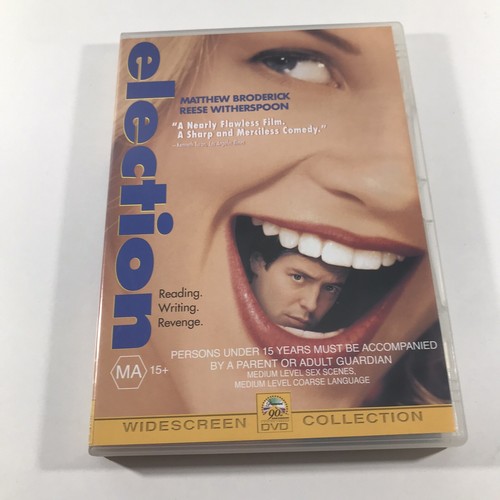Election DVD Movie Region 4 PAL Reese Witherspoon Matthew Broderick ...