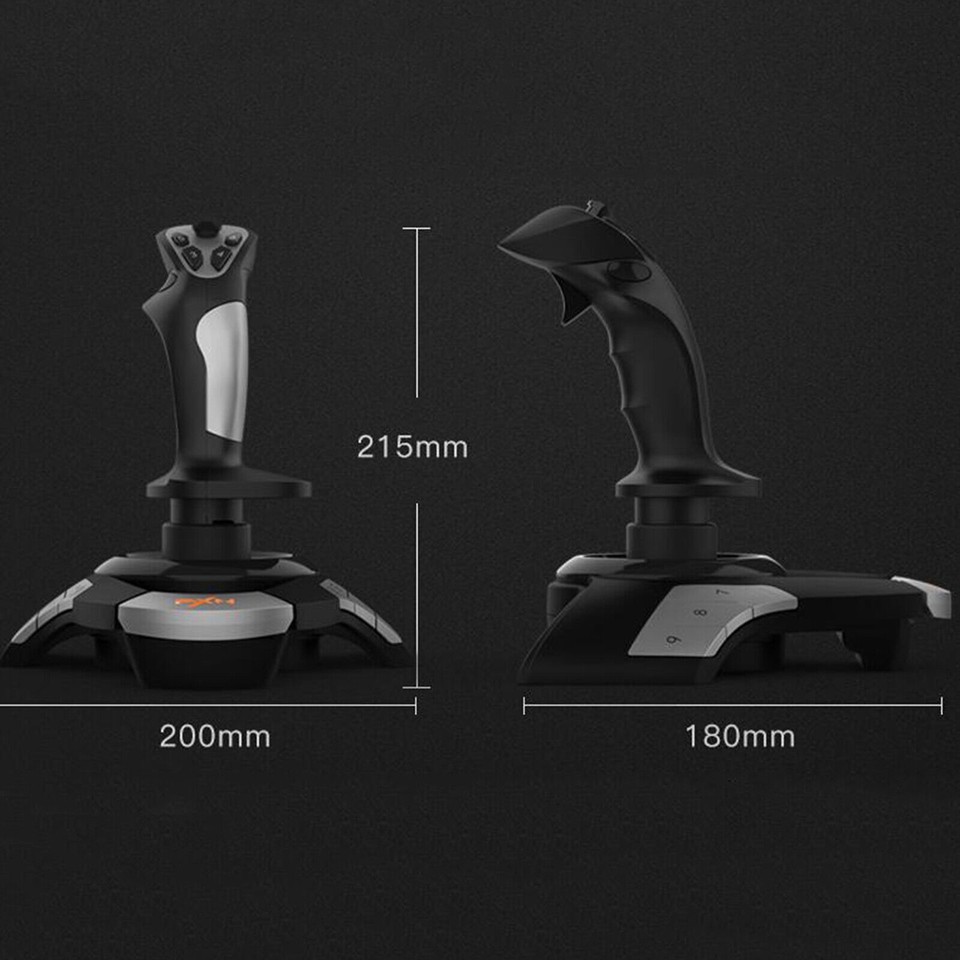 PXN-F16 Flight Stick Joystick Game Controller PC Flying Aviation Games ...