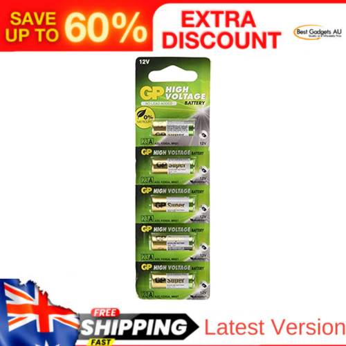 A23 12V Alkaline 23-A Replacement Battery 23AE - 5 Pack 7445003158182 ...