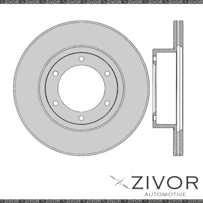 New PROTEX Rotor - Front For TOYOTA HILUX VZN167R 4D Ute 4WD 2002 ...