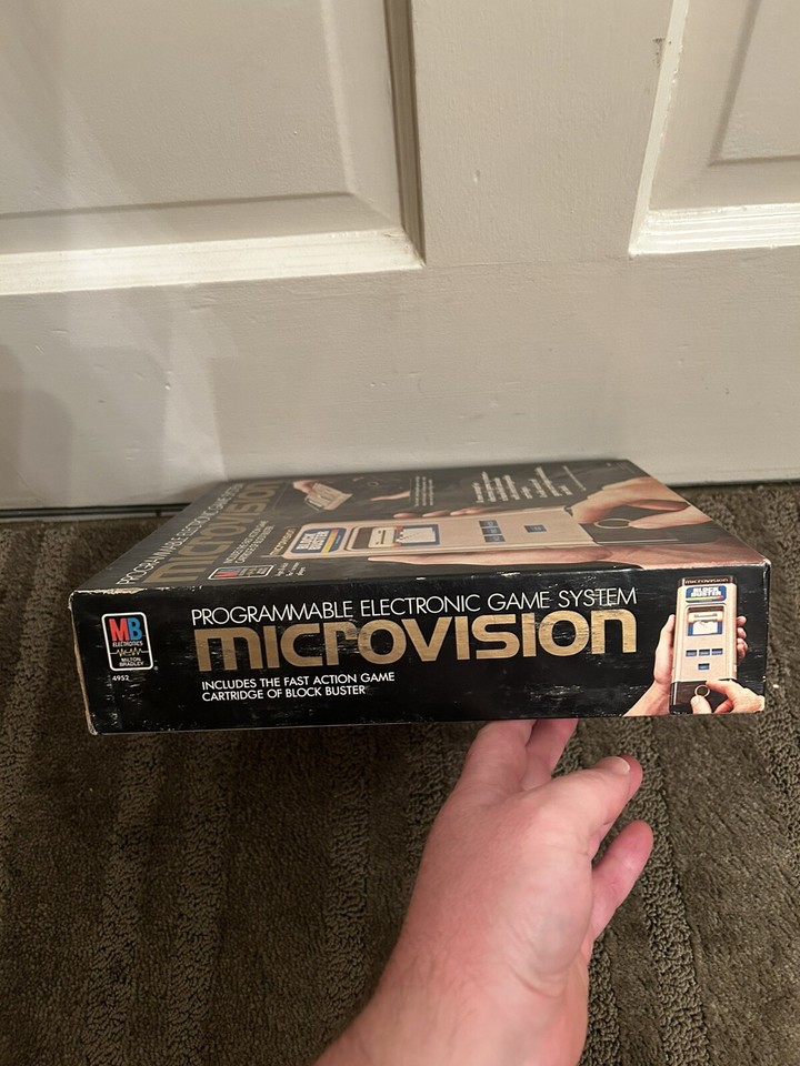 Vintage 1979 Milton Bradley Microvision Handheld Console Box Only | eBay