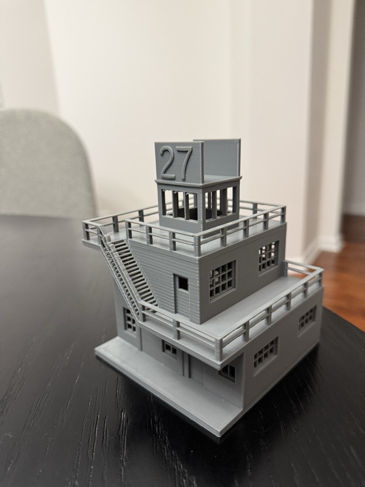HO Scale Control Tower - 1:87 Gauge Signal Tower - Built And Ready - HO ...