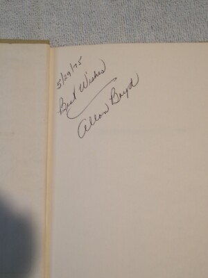 My Sentimental Journey by Allan Boyd Signed Autographed Book | eBay