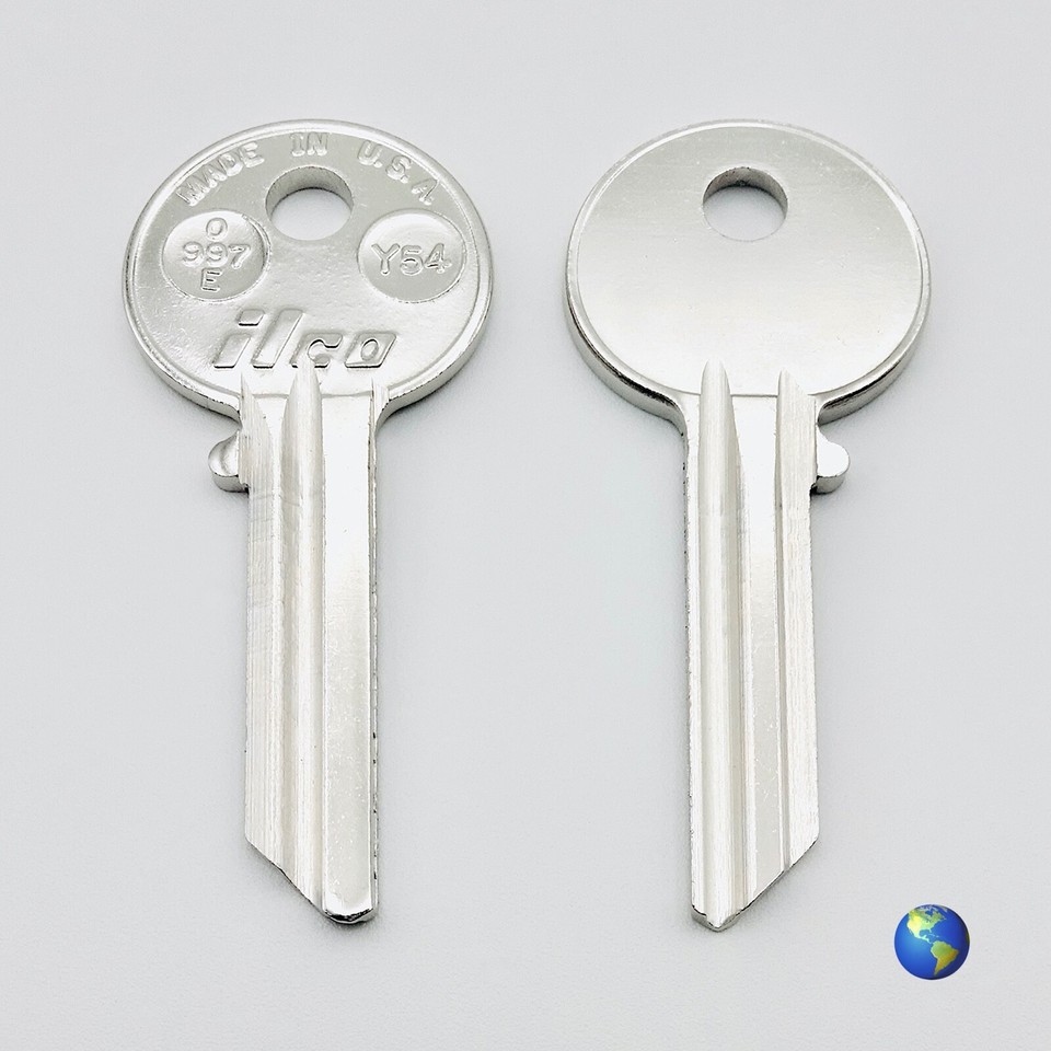 Y54 Key Blanks for Various Products by Baton, Bell, CES, and Yale (2 ...