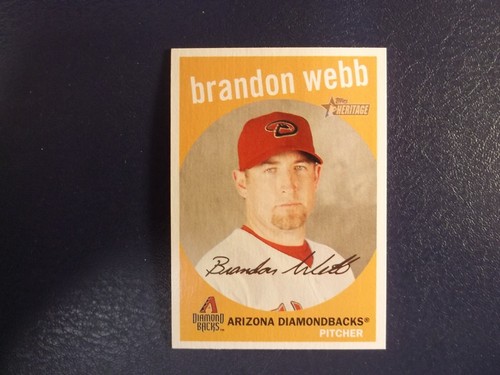 2008 Topps Heritage Baseball Brandon Webb Card # 97 | eBay