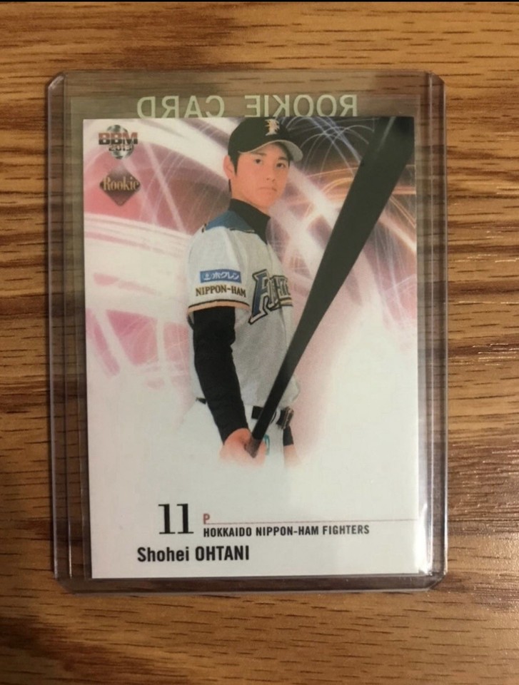 2013 Shohei Ohtani Japanese Rookie Card BBM Hokkaido Nippon-Ham ...