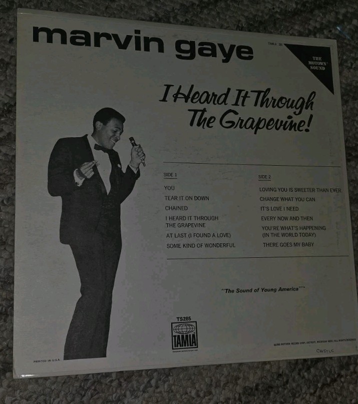 Marvin Gaye I Heard It Through The Grapevine! 1968 LP VG+/VG Motown ...
