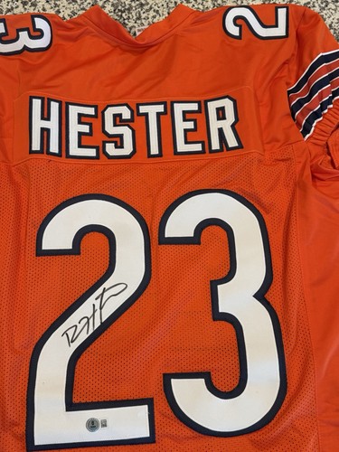 Devin Hester Signed Chicago Bears Custom Jersey (Beckett) All Time ...