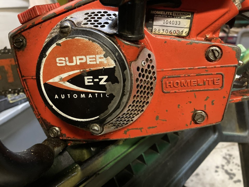 HOMELITE Super EZ Automatic Chainsaw w/ Working Decompression Switch ...