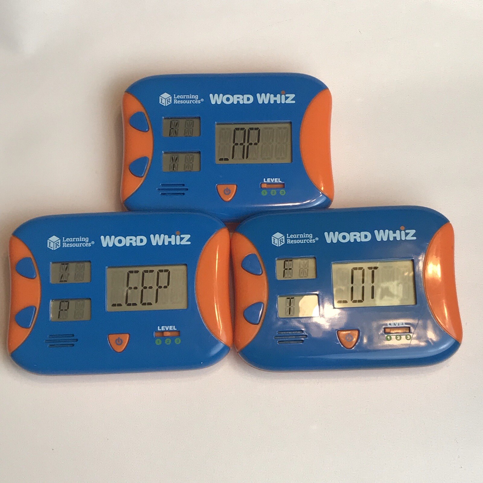 (3 pcs Lot) Learning Resources Word Whiz Electronic Flash Card Toy ...