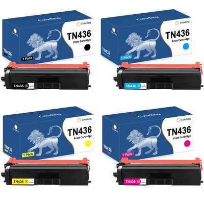 4-Pack TN436 436 Toner compatible for Brother TN433 HL-L8360CDW HL ...