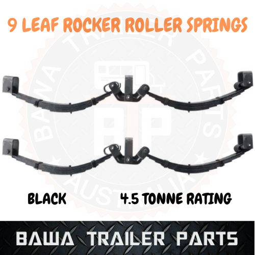 9 Leaf 4.5T Rocker Roller Tandem Trailer Spring Caravan Horse Float 15/ ...