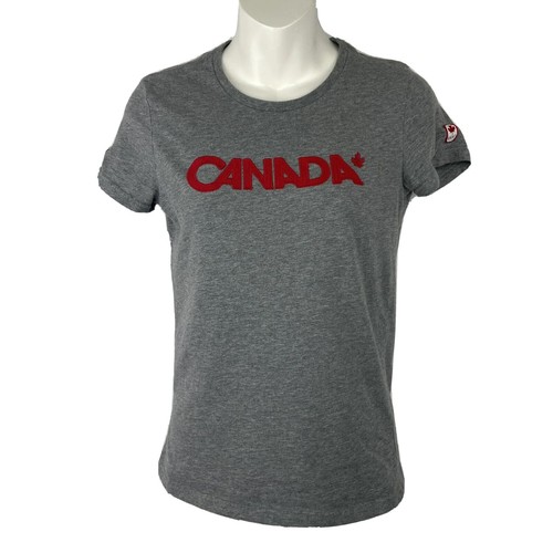 Canada Olympic T-Shirt / Damen (S) grau Hudson’s Bay 100% Baumwolle ...