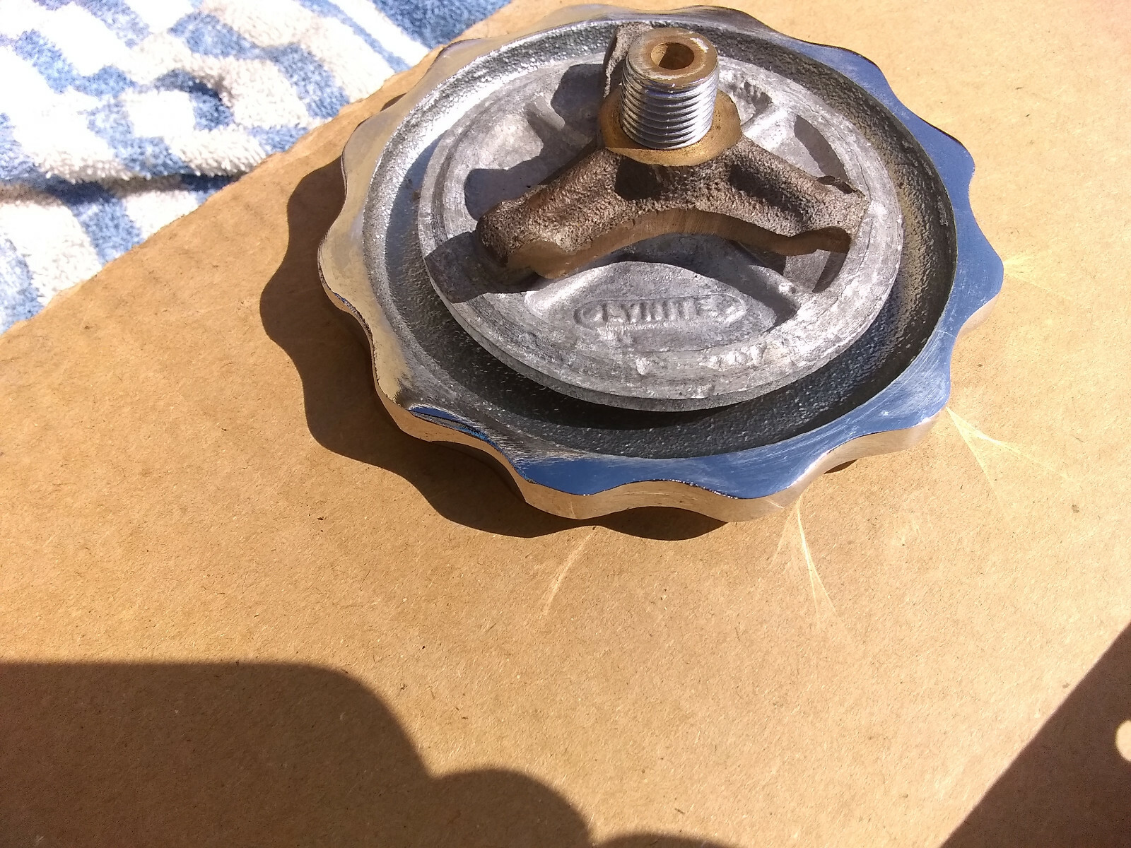 Duesenberg Engine Motor Cover Radiator Cap OIL PAN Parts lot J A Auburn ...