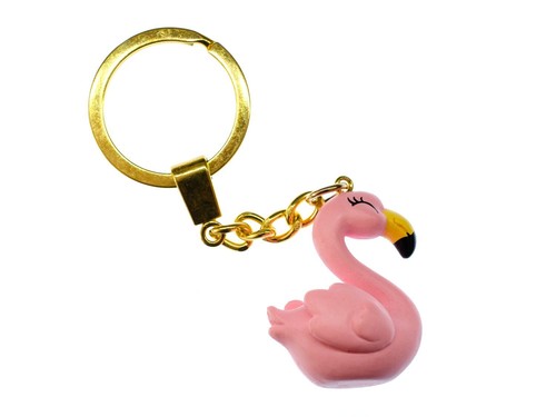 Flamingo Keychain Miniblings Flamingos Bird Birds Zoo Animal 3D Pink | eBay