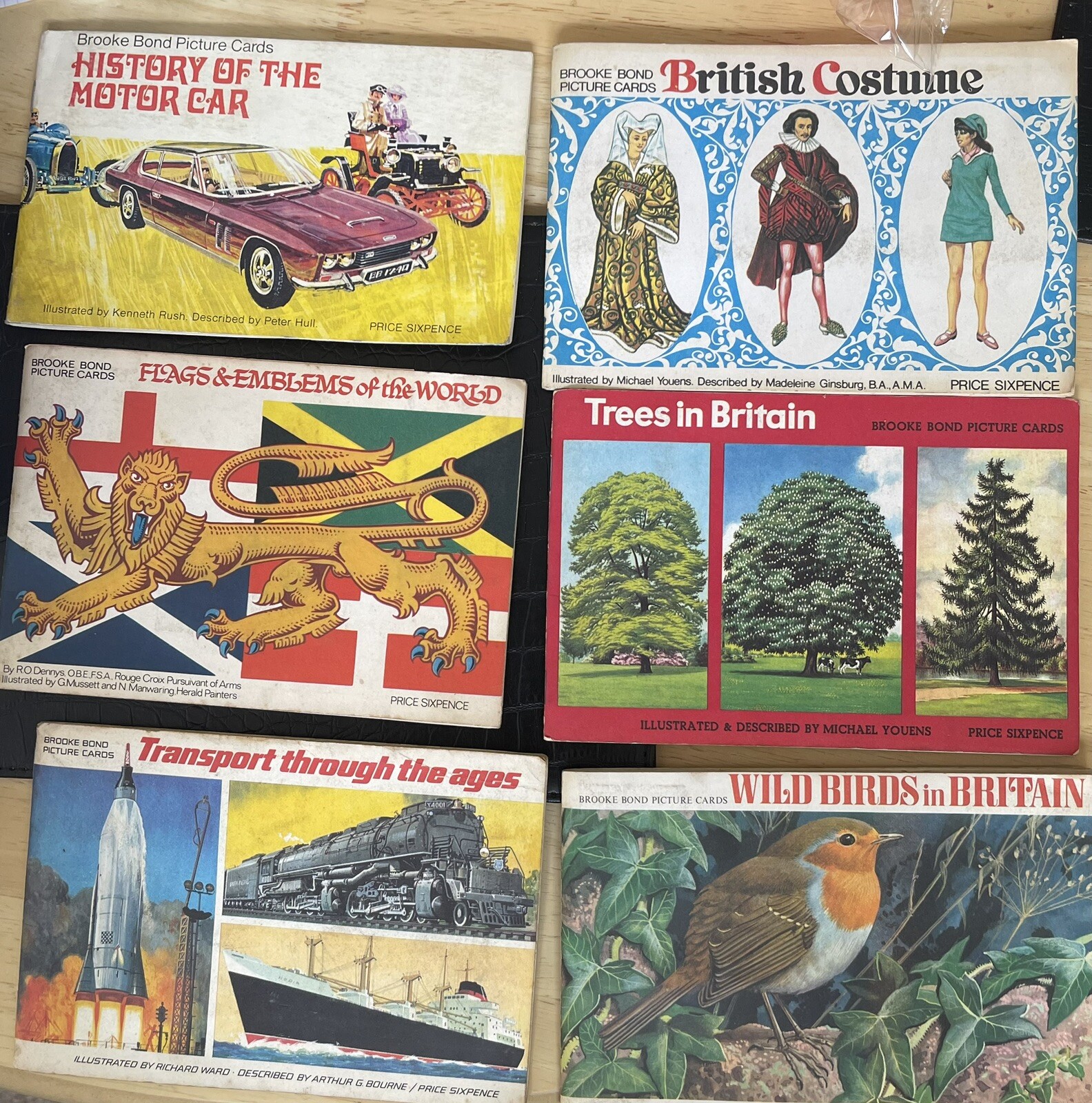 Brooke Bond cards 21 full sets in albums 1960-1974 | eBay UK