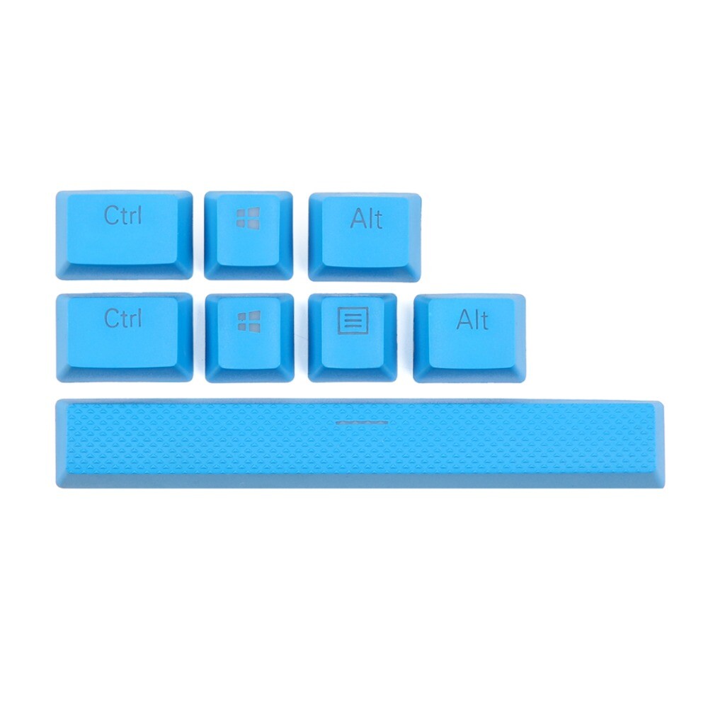 8 PCS Replacement PBT Keycap with 6.5U spacebar for Corsair Strafe K65 ...