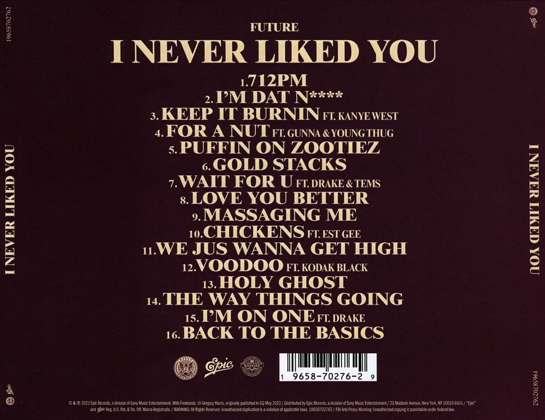 I NEVER LIKED YOU NEW CD 196587027629| eBay