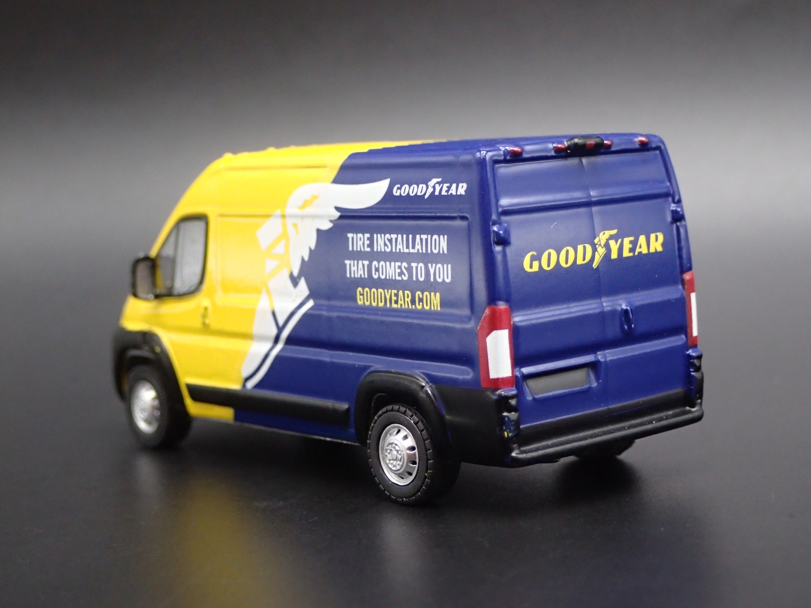 2019 19 RAM PROMASTER SPRINTER VAN GOODYEAR 1:64 SCALE DIORAMA DIECAST ...