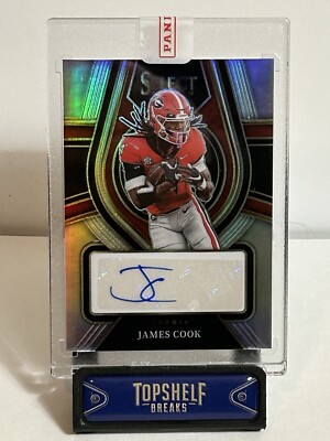 James Cook 2022 Select Draft Picks Rookie Signatures #RS-JCO Auto RC ...