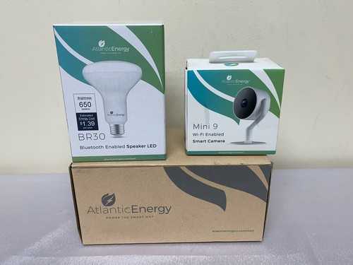 Smart Camera Mini 9 Atlantic Energy 1080p WI FI ENABLE + BR30 Bluetooth ...