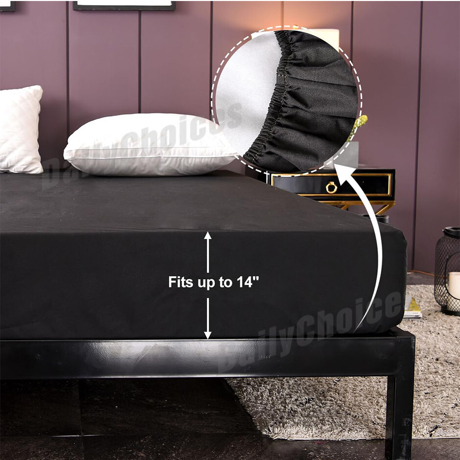 Secure Vinyl Bed Sheet Cover - Waterproof, Mattress-Safe PVC Protection ...