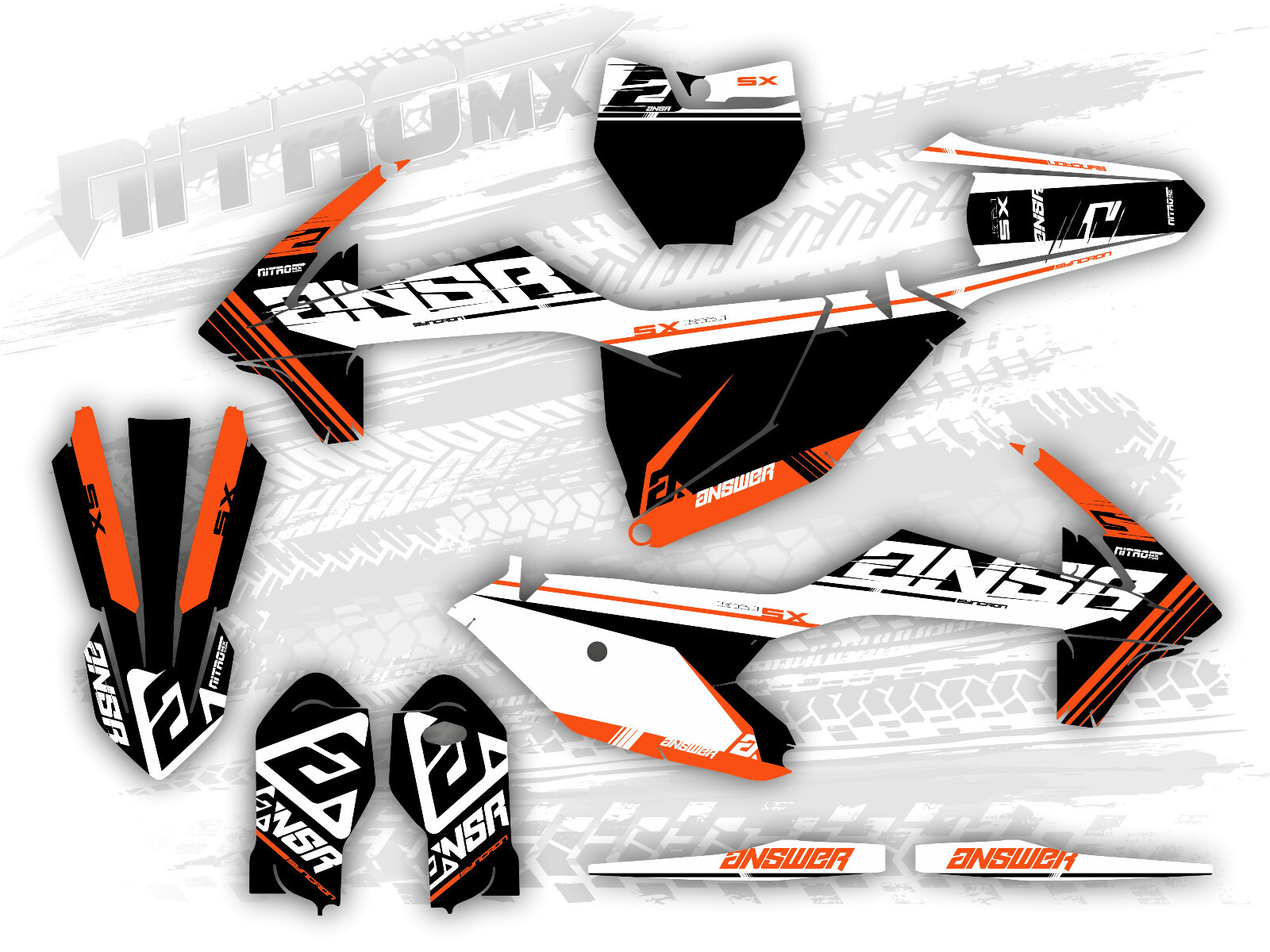 Graphics Kit fits KTM SX 85 SX85 2018 2019 2020 2021 2022 2023 2024 ...