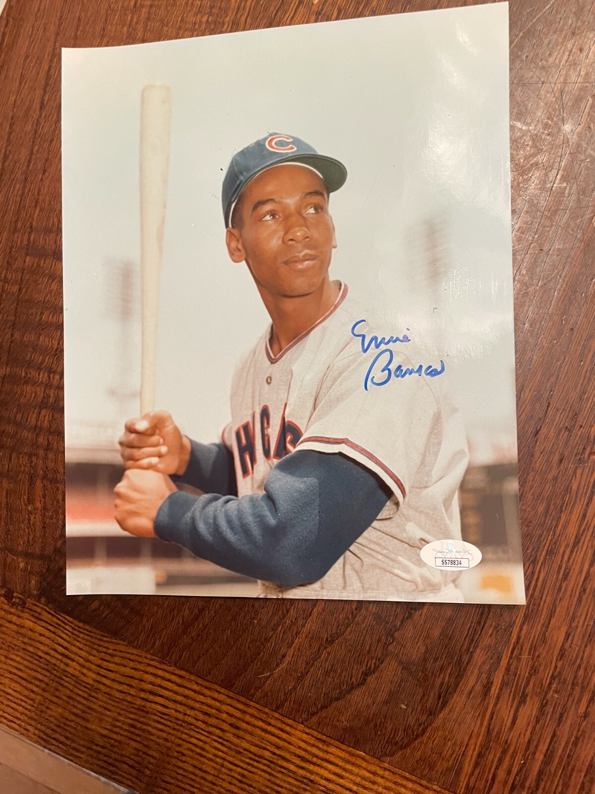 ERNIE BANKS CHICAGO CUBS BASEBALL SIGNED 8X10 PHOTO JSA | eBay