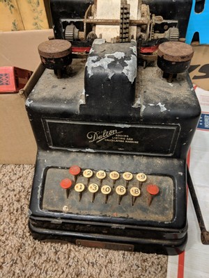 Super intense SALE Vintage Antique American Counting Adding Machine ...
