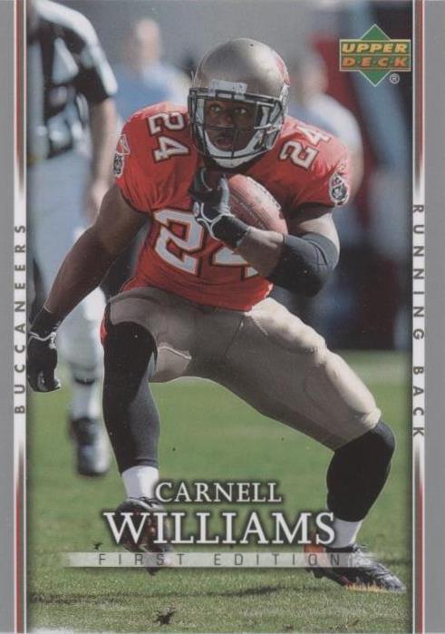 2007 Upper Deck First Edition Cadillac Williams #92 for sale | eBay