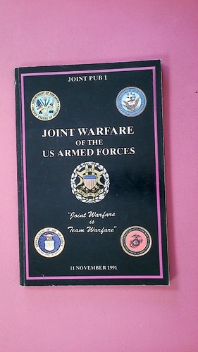 261131 JOINT WARFARE OF THE US ARMED FORCES JOINT PUB 1 160359872 | eBay.de