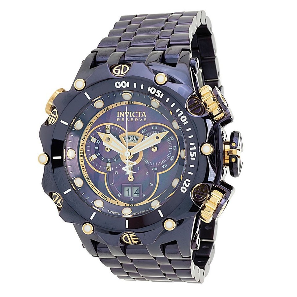 Invicta Reserve Venom Fusion 52mm Shutter PL Swiss Quartz Watch | eBay