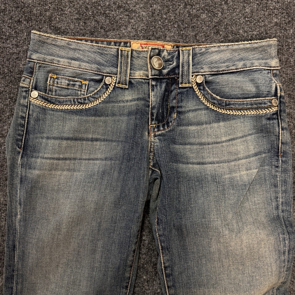 VTG 80s-90's Guess Premium Embroidered Back Pockets Low Rise Denim ...