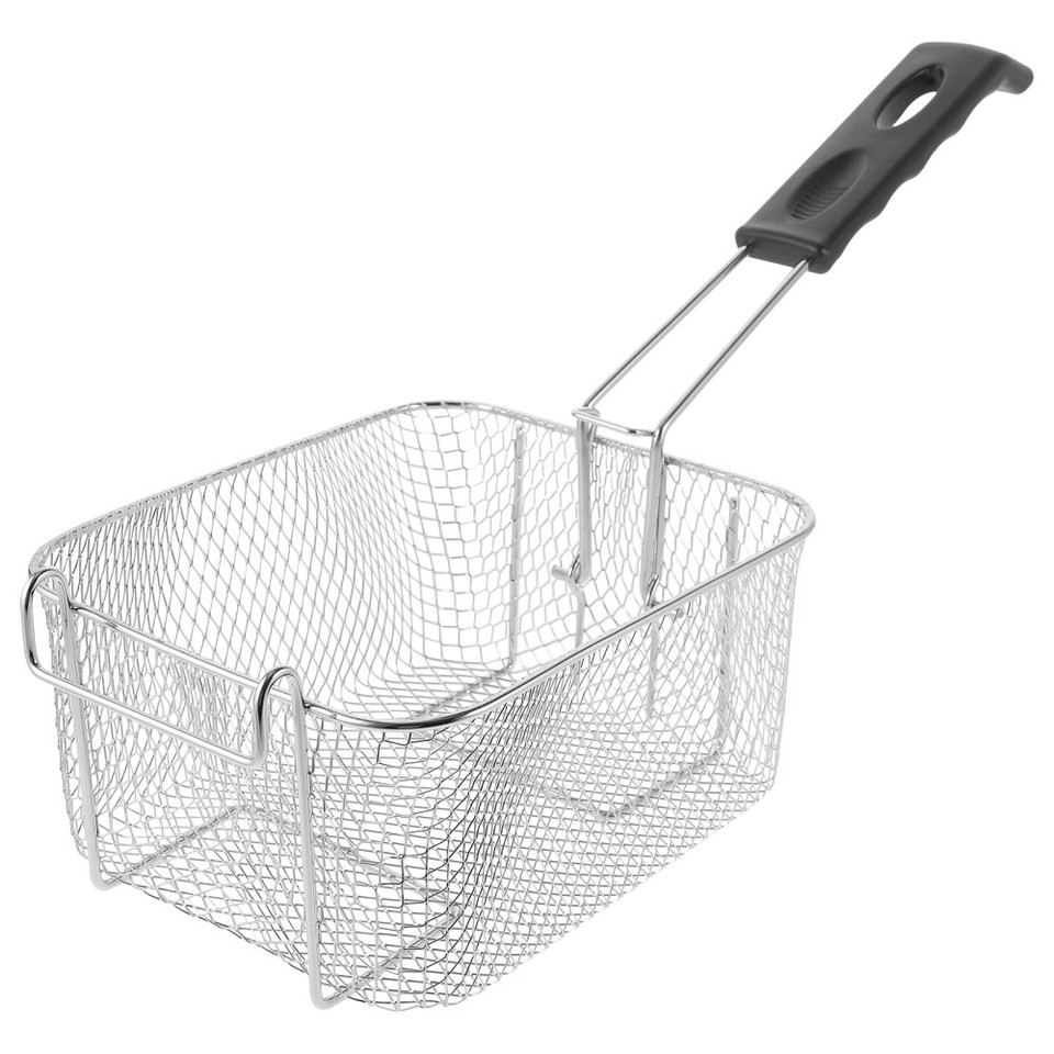 2 PCS Stainless Steel Frying Screen Deep Fryer Basket Replacement ...