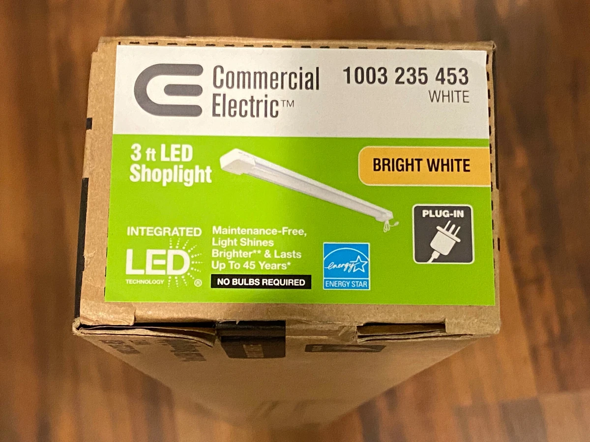 Commercial Electric 3 Ft Led Shop Light Factory Sale | laseb.fae.ufmg.br