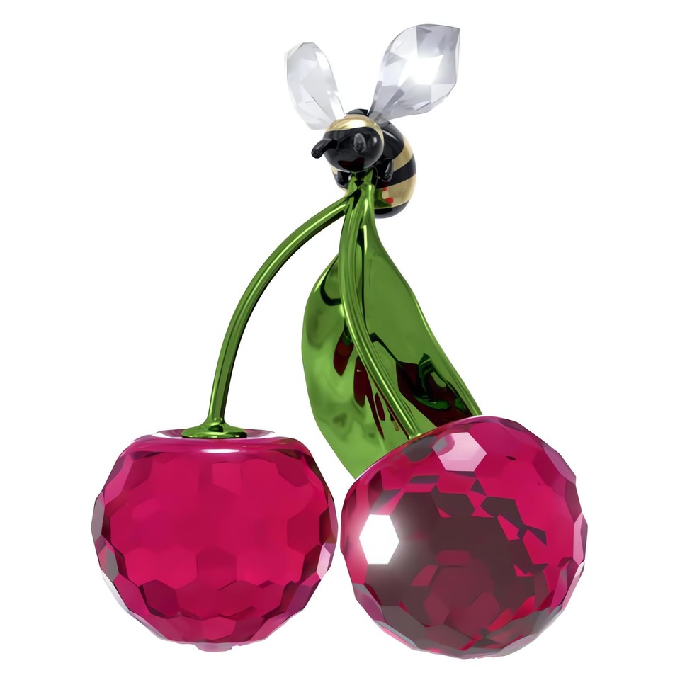 Swarovski Idyllia Bee and Cherry Figurine Designer Alice dal Verme ...