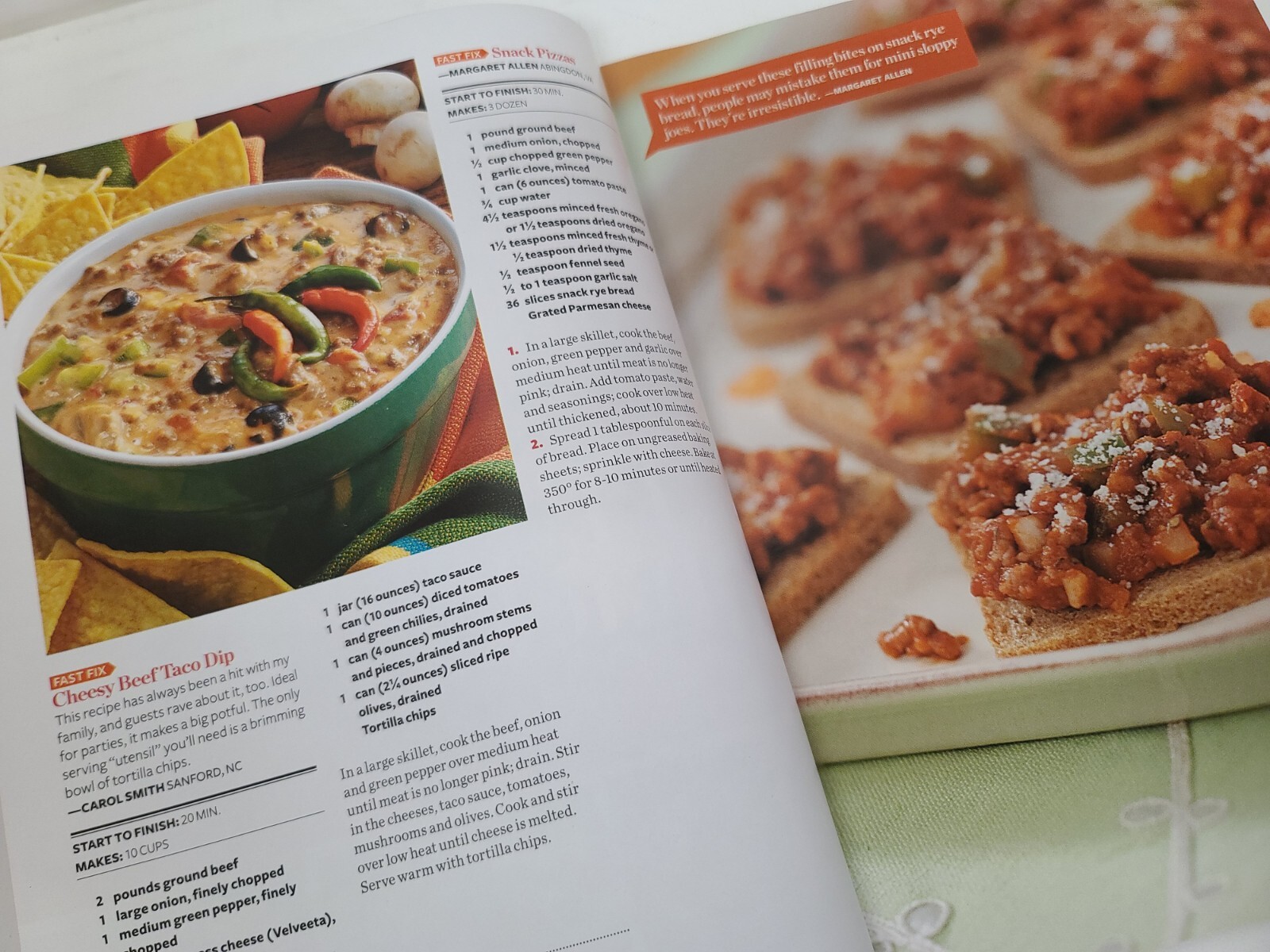 Taste of Home Ground Beef Cookbook Special Editions Best Loved Recipes ...