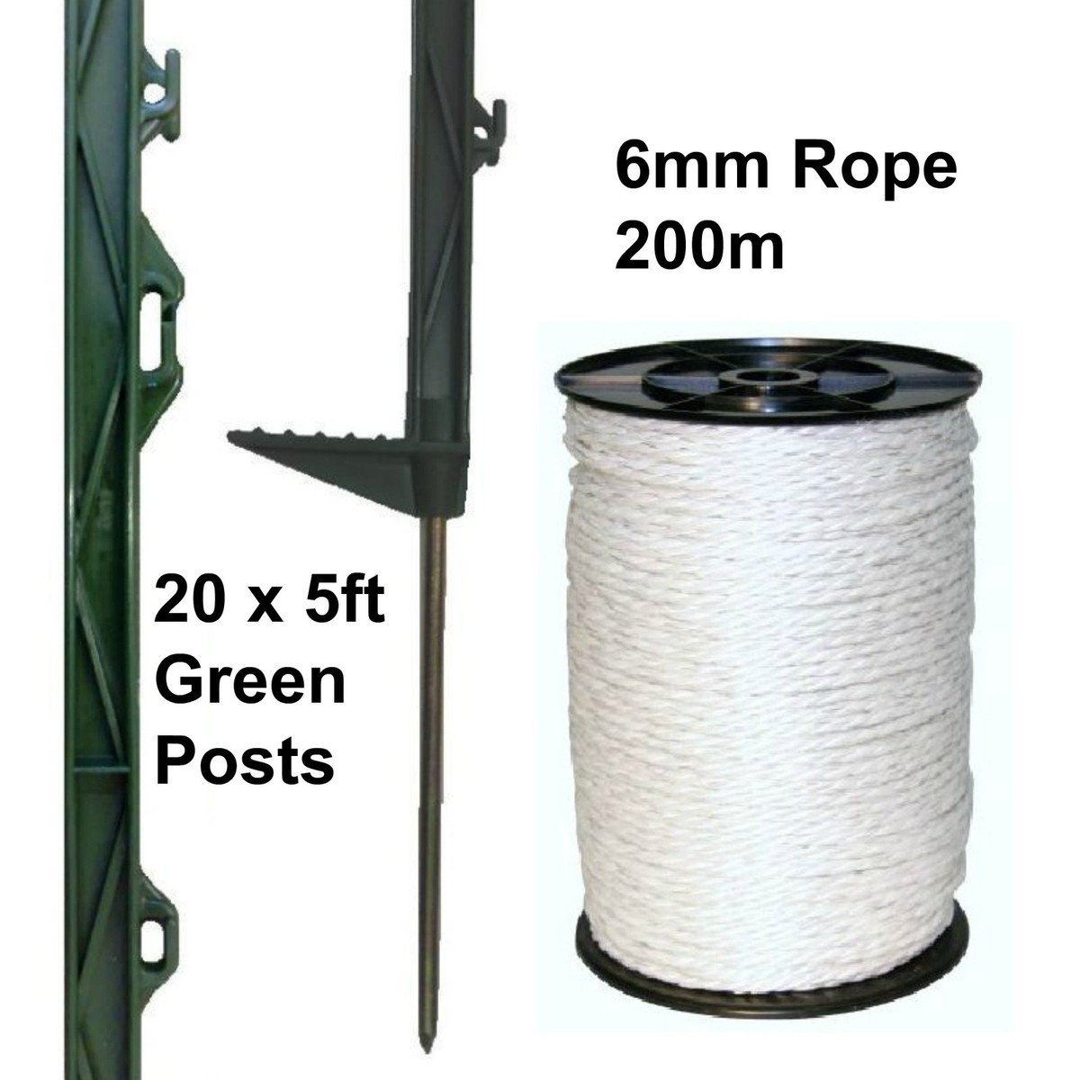 Poly Rope Horse Fencing Installation