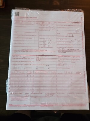 CMS 1500 Health Insurance Claim Form | eBay