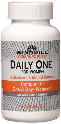 Windmill Daily One for Women High Potency Multivitamin & Mineral ...