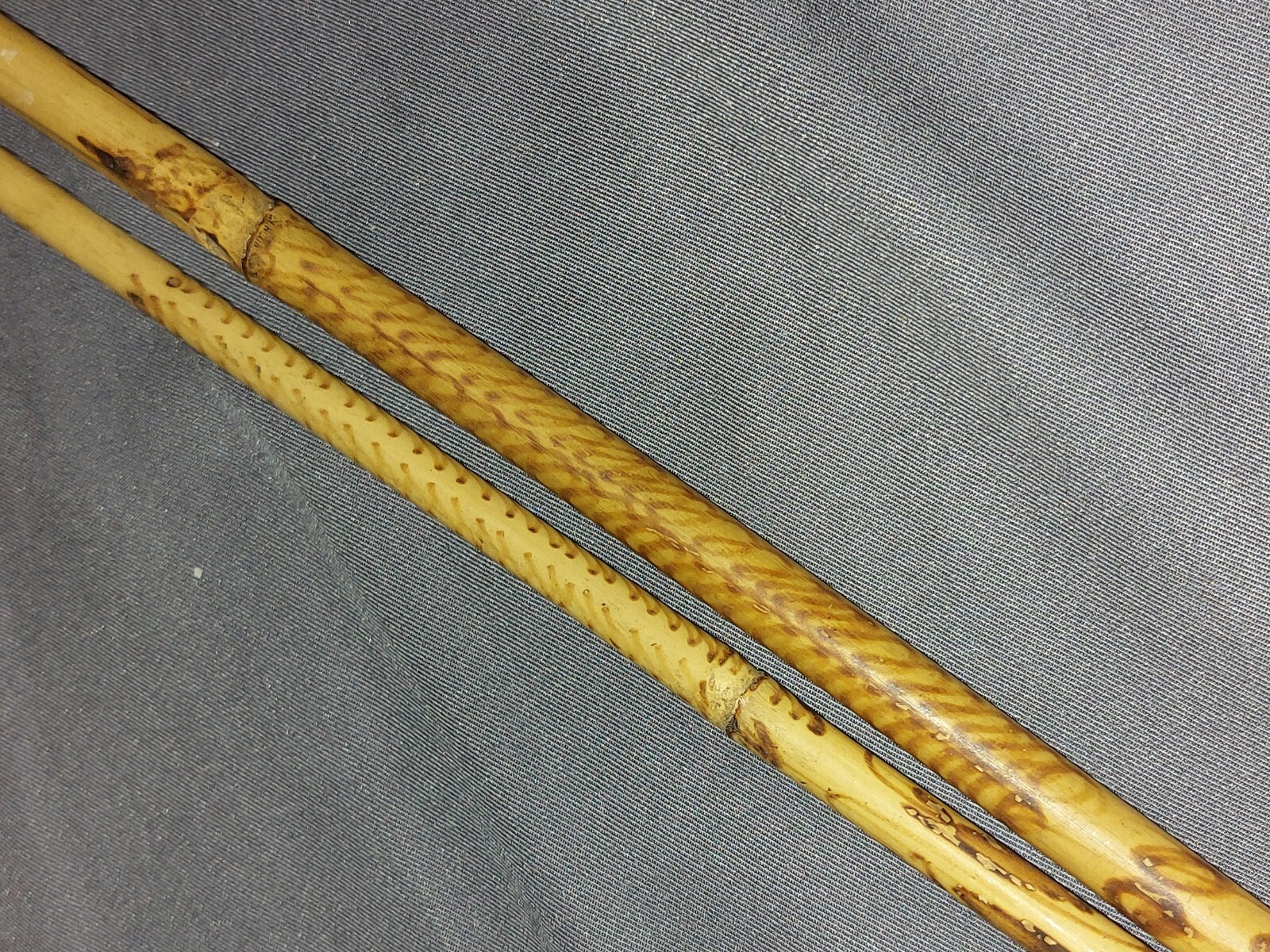 vintage kiseru japanese tobacco smoking pipe bamboo / brass 30" | eBay