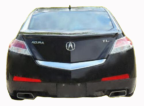 2009-2014 Acura TL Rear Lip Spoiler Factory Style | Primed Unpainted ...