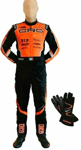 CRG GO KART RACE SUIT CIK/FIA LEVEL 2 APPROVED WITH MATCHING GLOVES | eBay