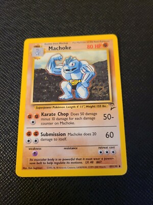 MACHOKE - Base Set 2 - 49/130 - Uncommon - Pokemon Card - Unlimited ...