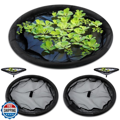 Wowangce 2 Pack 18 Inch Diameter Fish Barrier Black Flora Round ...