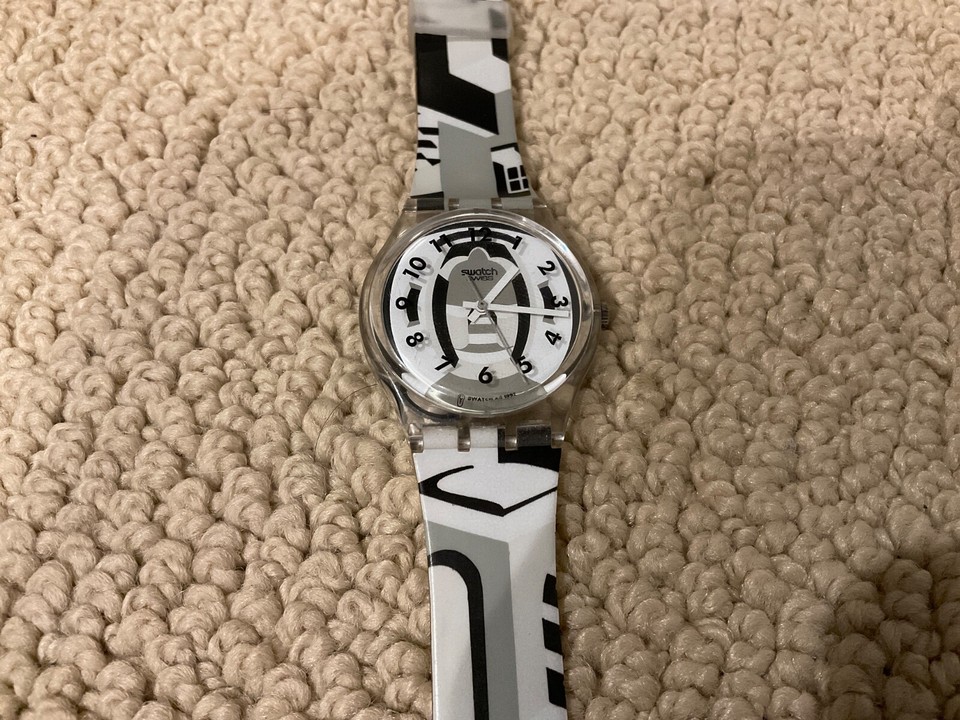 SWATCH PERSPECTIVE GK169 QUARTZ WATCH ( 1992 RARE COLLECTABLE) | eBay