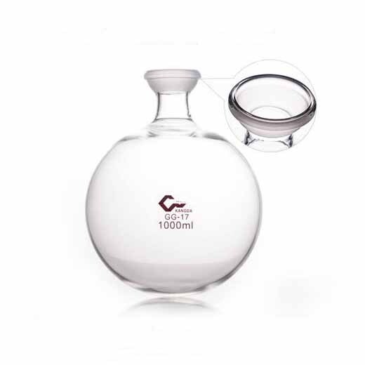 100ml-2000ml Round Bottom Boiling Flask w/ Ball Mill Standard Joints ...
