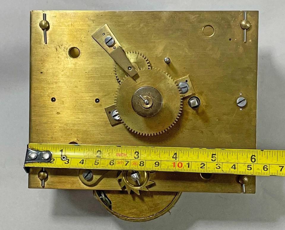 GOOD VINTAGE FUSEE CLOCK MOVEMENT & PENDULUM by ELLIOT raf sector clock ...