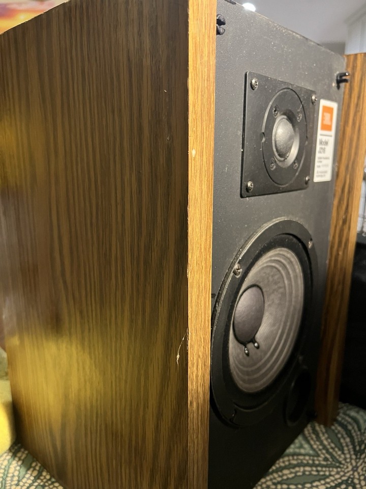 JBL J216 Bookshelf Speakers Wired Black Brown Wood 8 Ohm PAIR | eBay