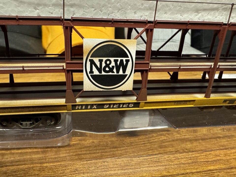 HO Scale Athearn Genesis N&W 89’ Tri-level Autorack | eBay